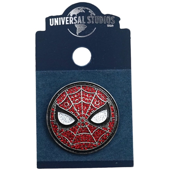 Universal | Other | Universal Studios Marvel Spiderman Bling Pin | Poshmark